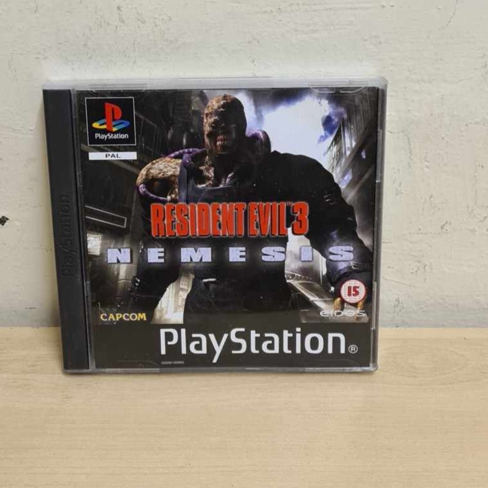 Pre-owned sony ps1 game Resident Evil 3 Nemesis- Sony ps1 game - Own4Less